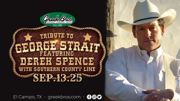 George Strait Tribute Featuring Derek Spence - Greek Bros. Oyster Bar ...
