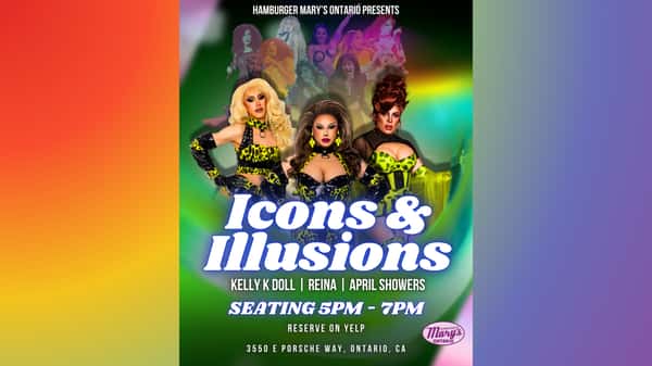 Icons & Illusions Dinner Drag Show - Hamburger Mary's