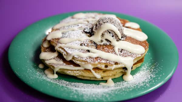 Cookie Monster Pancakes - Food - The Friendly Toast - All Day Brunch & Bar