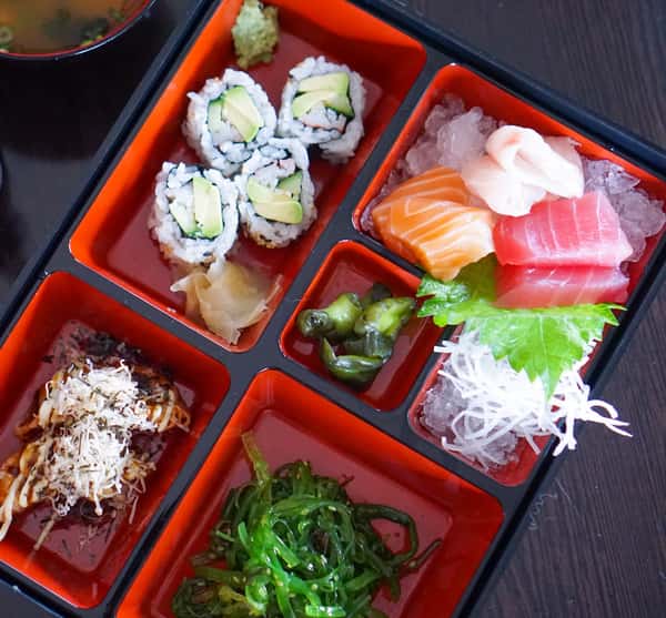 Sashimi Bento Box - Pacha Nikkei - Peruvian Japanese Restaurant