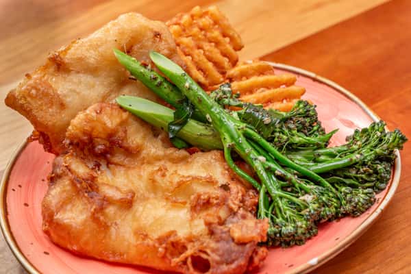 Beer Battered Cod - Neptune's Seafood Pub - American Restaurant in ...