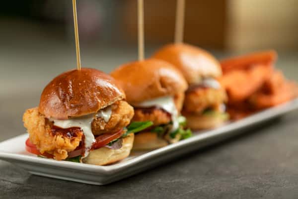 Crispy Chicken Sliders - Rincon Brewery - Restaurant and Brewery on the ...