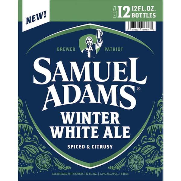 Sam Adams Winter White Ale - Hightopps Backstage Grille - Bar & Grill ...