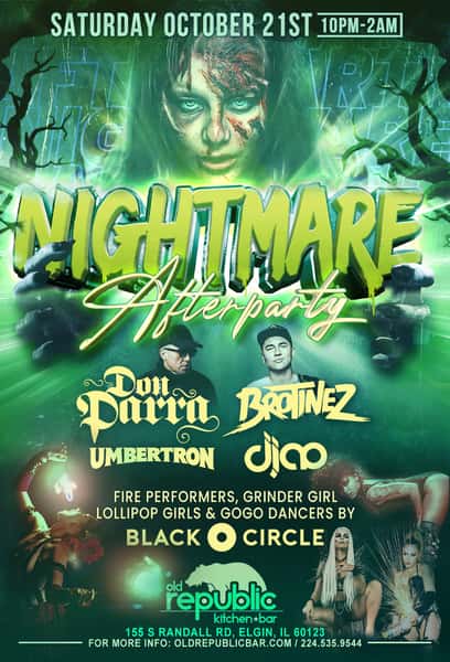 Nightmare '23 Afterparty - Old Republic [Kitchen + Bar] - American ...