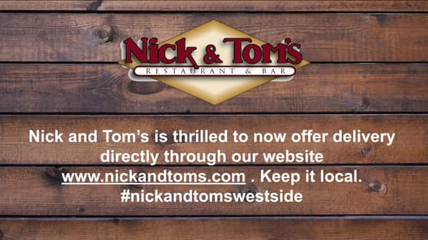 Menu - Nick & Tom's Restaurant & Bar - Restaurant in Cincinnati, OH