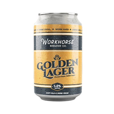 Golden Lager - Our Beers - Workhorse Brewing Company