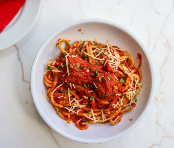 Kids Spaghetti + Meatball - Juliet | Authentic Italian Comfort Food ...