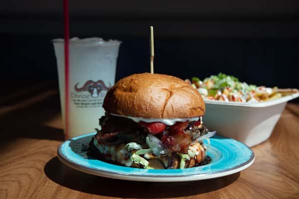 I'll Be Your Huckleberry - Divine Bovine Burgers - Burger Joint in ...