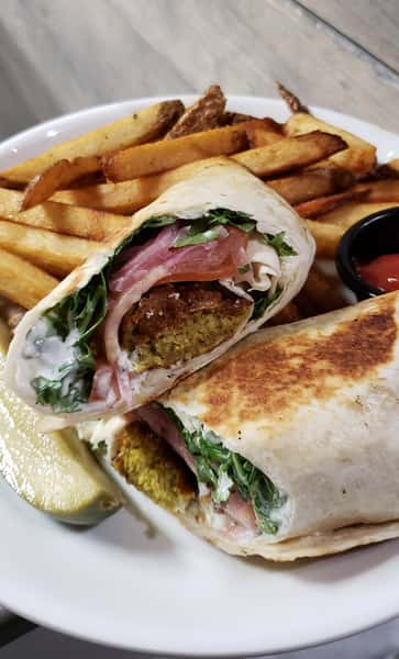 Falafel Wrap - Our Menu - Friar Tuck's Tavern - Irish Restaurant in ...