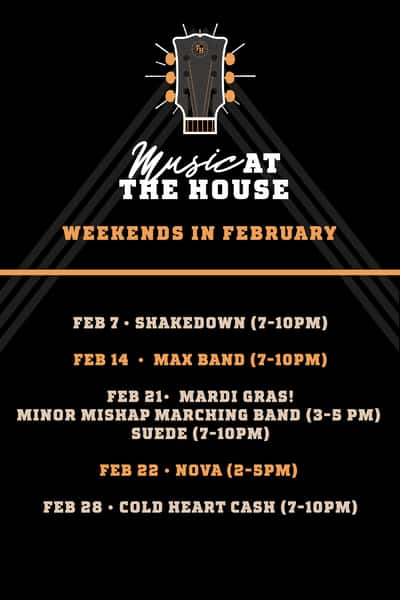 February Music Schedule - The Fieldhouse at the Crossover - Cedar Park, TX