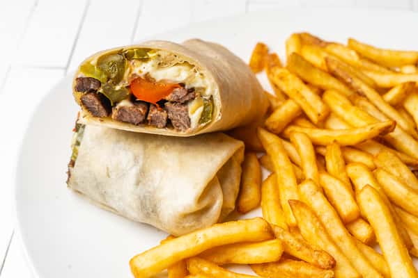 Ribeye Steak Wrap - Tavern in the Green - Bar & Grill in Evergreen Park, IL