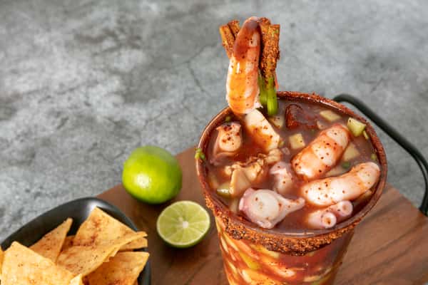 Clamato Preparado - Mariscos - El Paraíso - Seafood Restaurant in ...