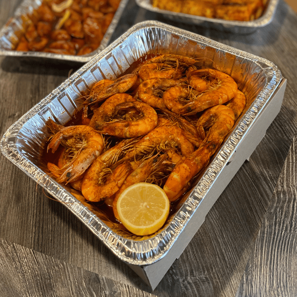 Traditional Shrimp Feast - FEED THE FAM - Kickin Kasian - Asian Cajun ...