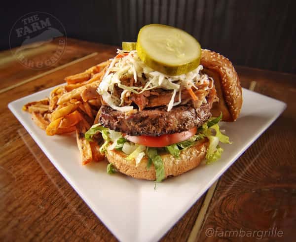 Walking in Memphis Burger* - Dover Menu - The Farm Bar and Grille