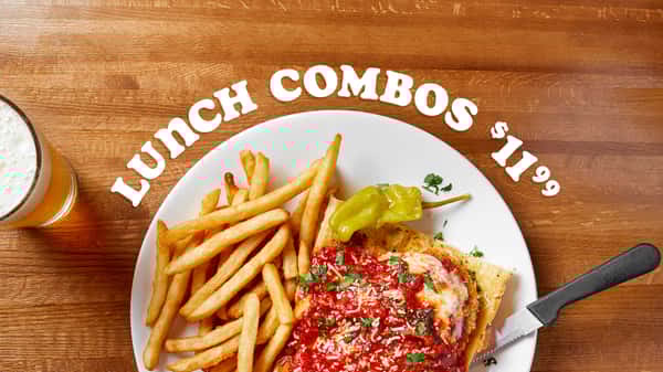 Lunch Combos MON - FRI at Edison Park - Moretti's Restaurants: Best Thin Crust & Deep Dish Pizza ...