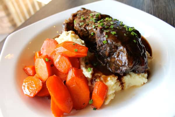Braised Beef Short Ribs - Dinner - High Tide - Seafood Restaurant