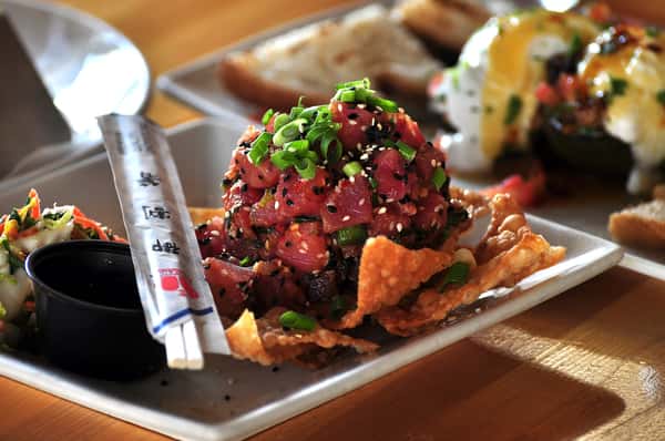 Hawaiian Style Poke - Dinner Menu - Belmont Brewing Company - American ...