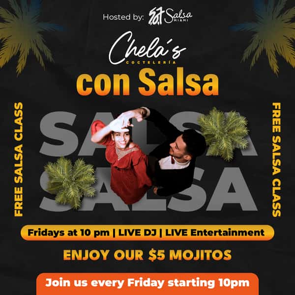 Chela's Con Salsa - Chelas Miami - Bar & Grill in FL