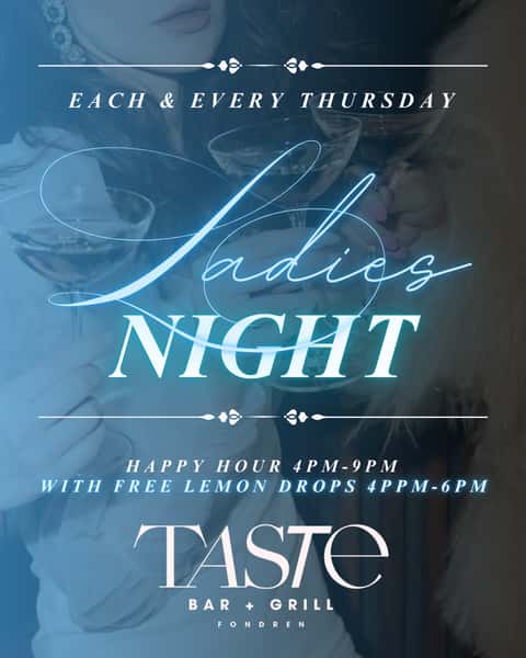 Ladies Night Thursday - Foundren Taste Bar & Grill - Restaurant, Lounge ...