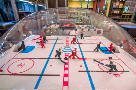 Bubble Hockey - Games - Replay Lincoln Park - Bar in Chicago, IL