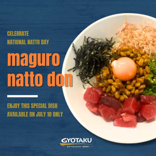 National Natto Day - Gyotaku Japanese Restaurants - Hawaii
