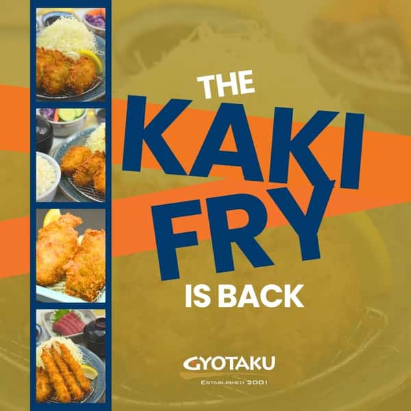 Welcome back Kaki Fry! - Gyotaku Japanese Restaurants - Hawaii