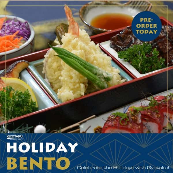 Holiday Bento - Gyotaku Japanese Restaurants - Hawaii
