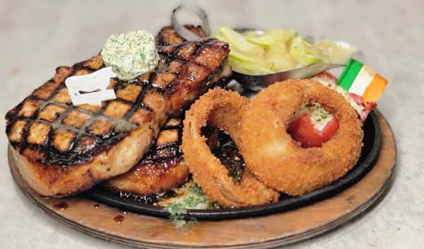 Jameson Pork Chops - McGuire's Irish Pub