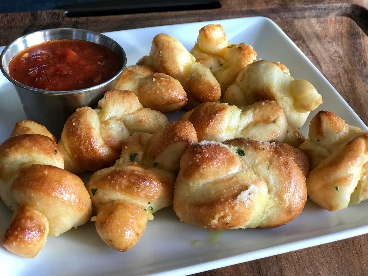 Garlic Knots - Starters, Salads and Sides - Graziano's Corona - Pizza ...