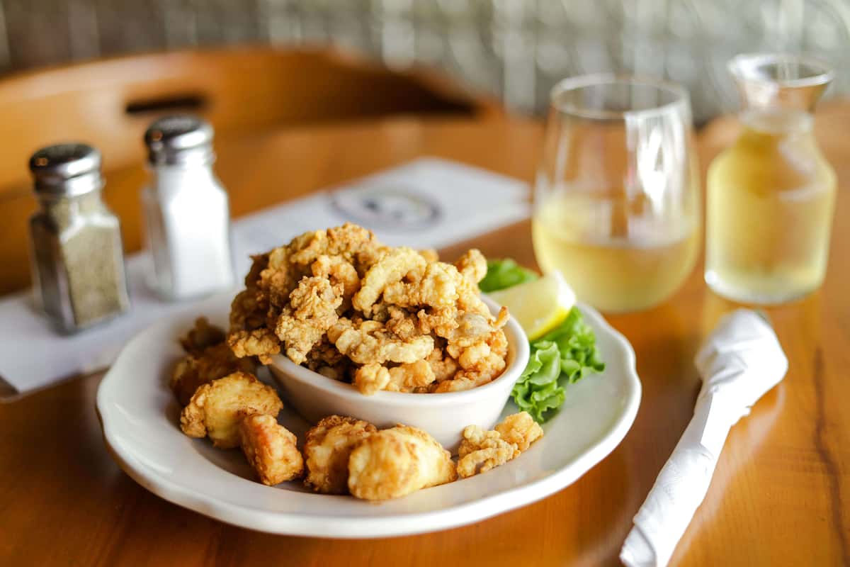 Seafood Sampler - Menu - Thirsty Whale Tavern - Tavern in Bar Harbor, ME