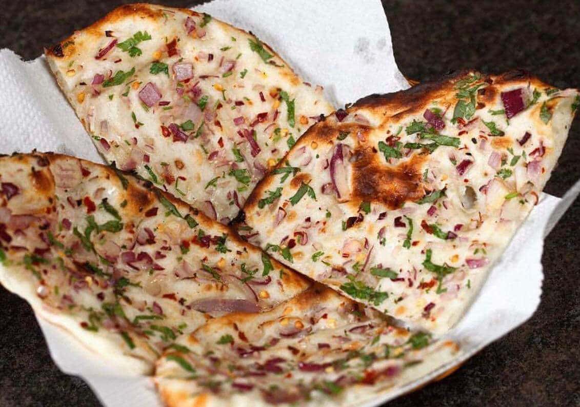 Onion Bullet Naan - Main - Minerva Indian Cuisine - Indian Restaurant ...
