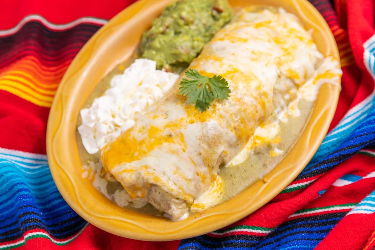 Burrito "Puerco Bronco" - Menu - El Toro Bronco - Mexican Restaurant in ...