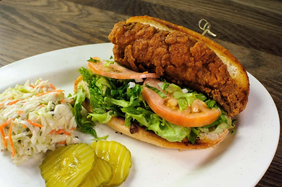 Fish Po'Boy - Lunch - Rosie's Cafe - Cafe in GA