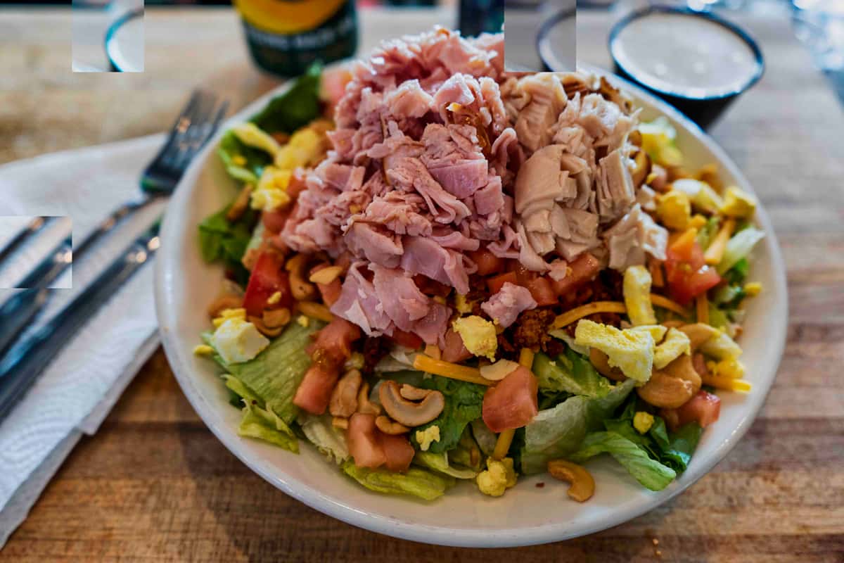 Chopped Salad - Lunch & Dinner - Dead Dog Saloon - Seafood Restaurant in Murrells Inlet, SC