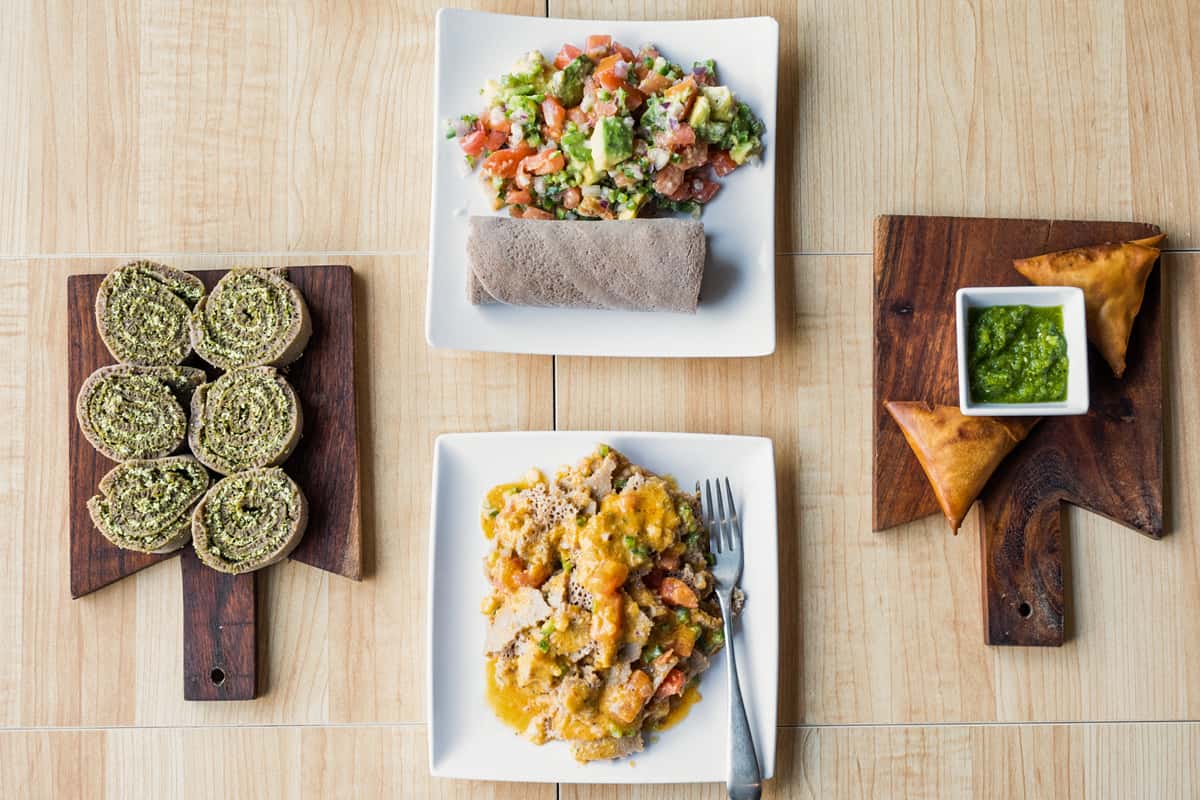 Appetizer Sampler - Menu - Habesha Ethiopian Restaurant and Bar ...