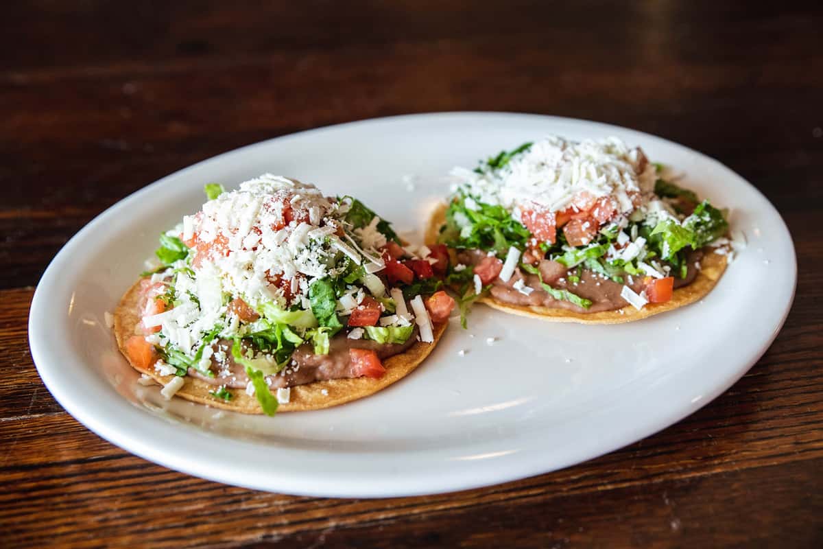 Bean Tostada - Menu - La Veracruzana - Mexican Restaurant in MA