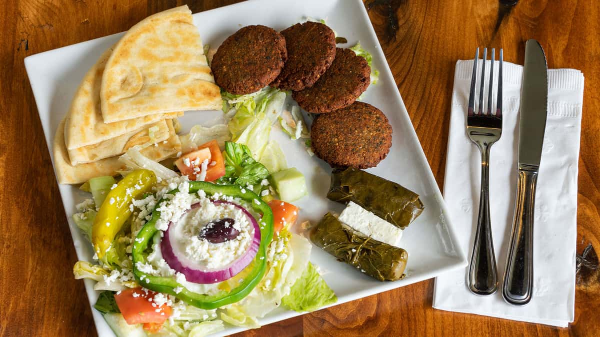 FALAFEL PATTY PLATE - DINNER - Kafé Neo (Kafé Neo Woodstone Group ...