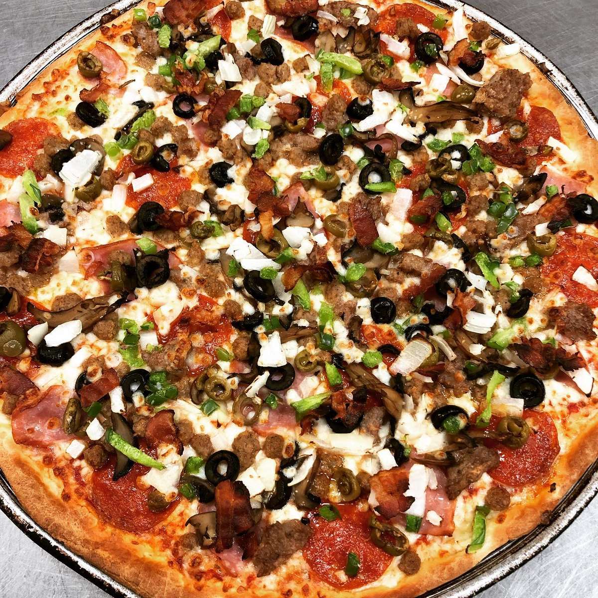 Bj's pizza menu store