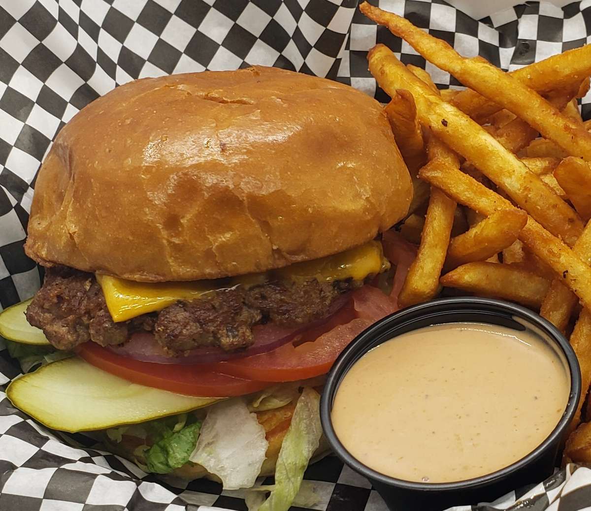Lunch Cheeseburger - Lunch - Tried & True Alehouse - American ...