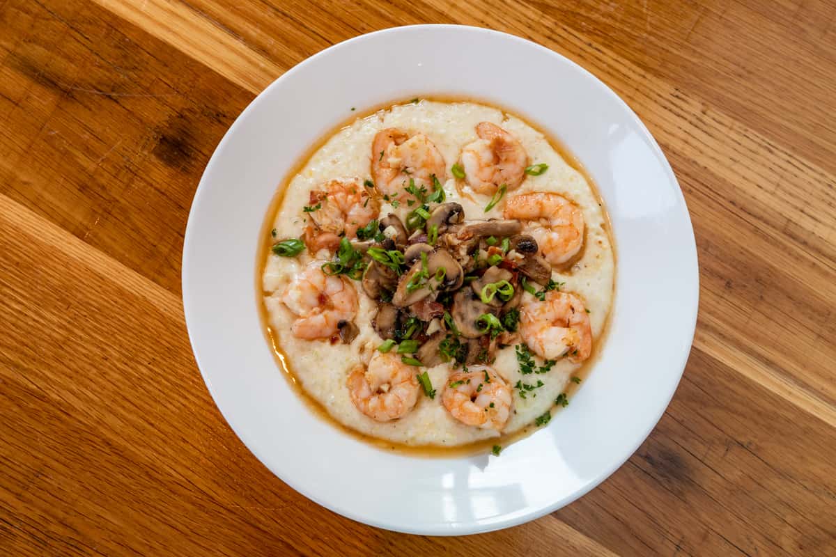 Southern Shrimp and Grits Brunch Village Tavern
