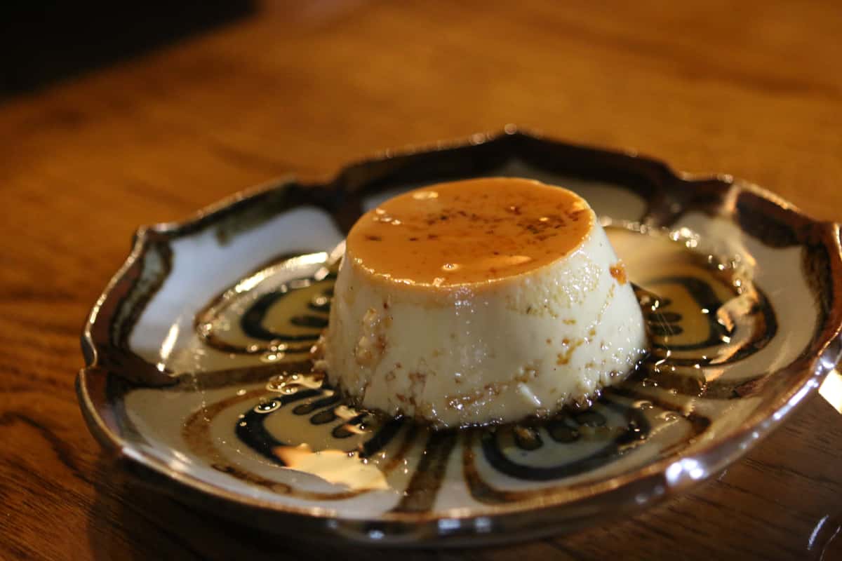 Flan Almendrado - Dinner Menu - Antigua Cocina Mexicana
