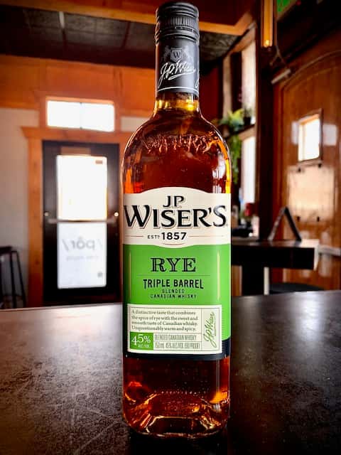 J.P Wiser's Triple Barrel Rye - WHISKEY - /pôr/ wine house - Tapas ...