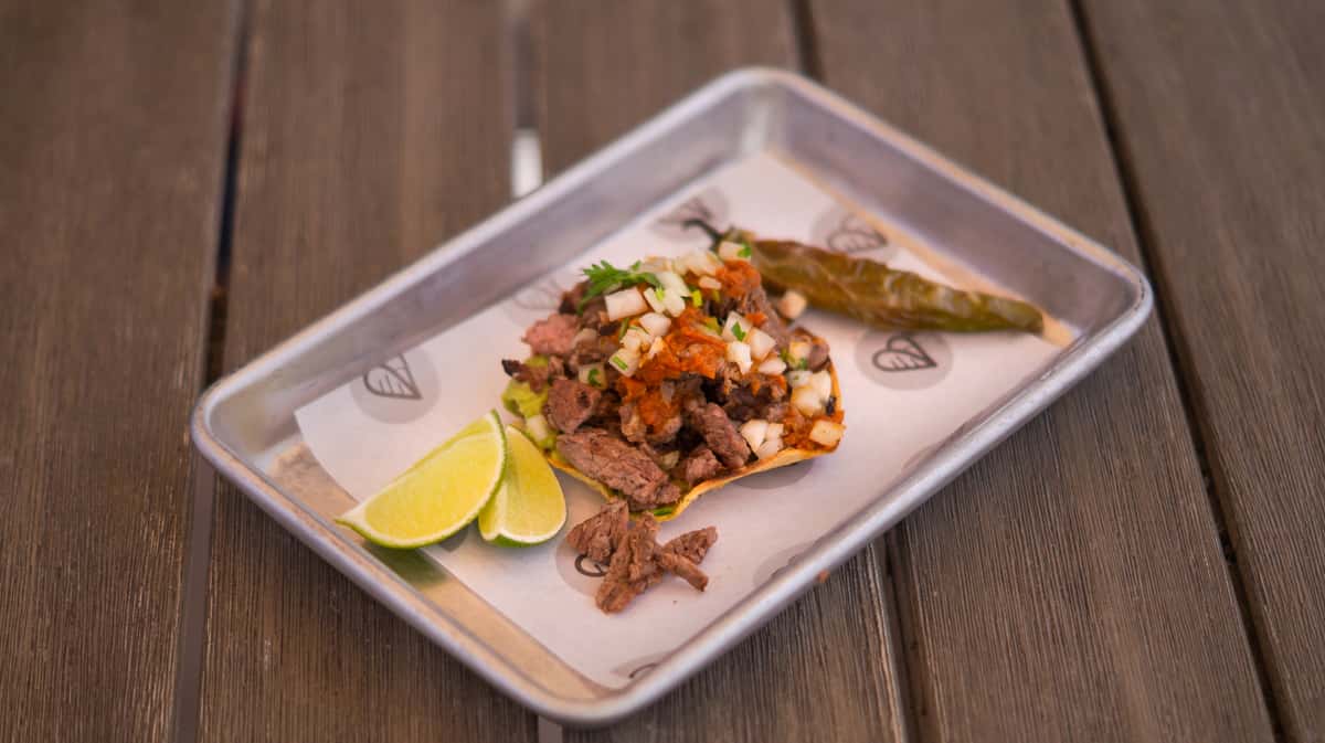 Carne Asada Tostada