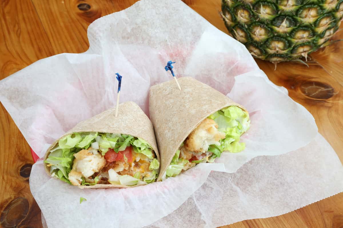 Chicken Tender Wrap - Menu - Oasis Cafe - Cafe in Nashua, NH