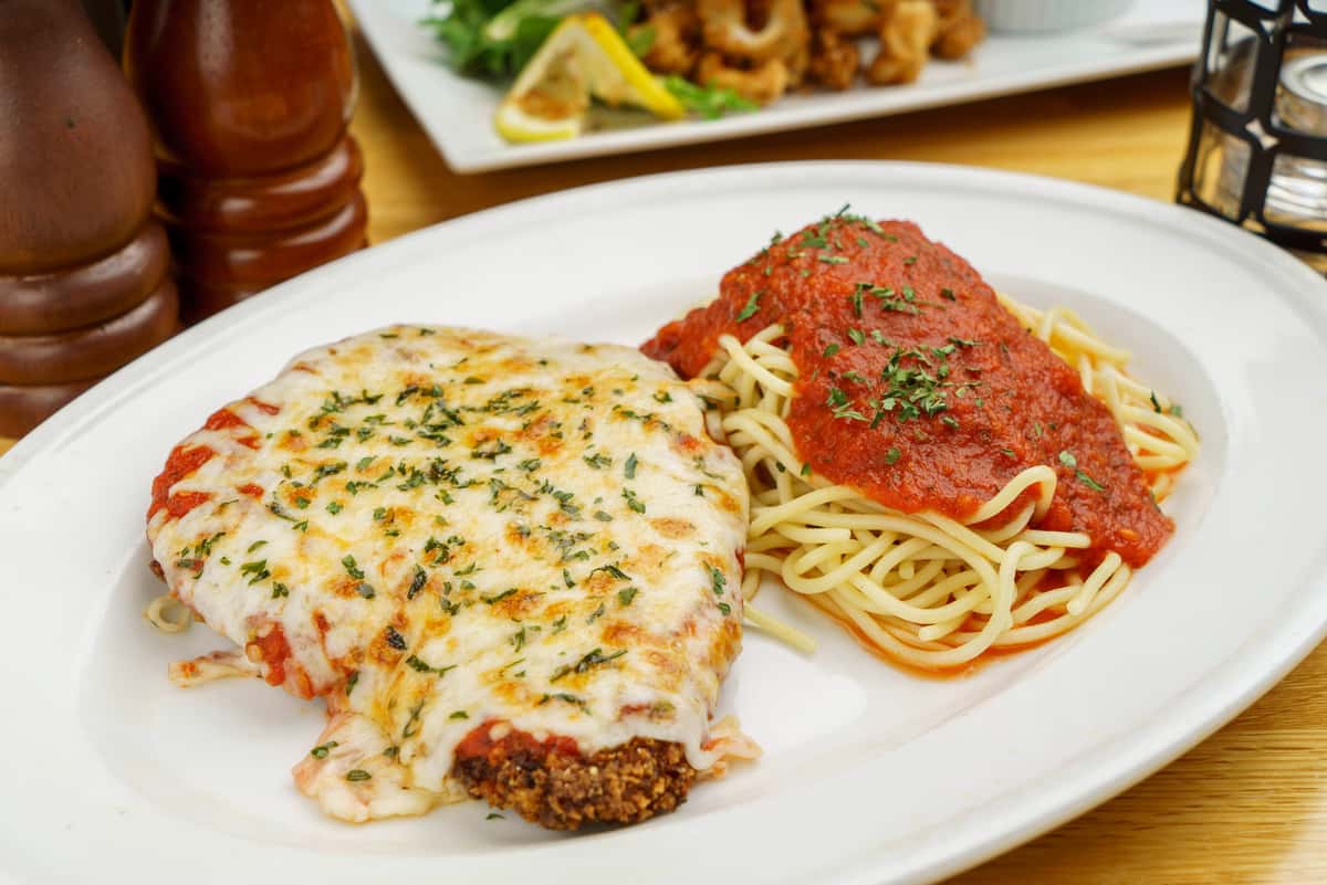 Vitello Parmigiana - Menu - Caffe Amici - Cafe in Columbus, GA