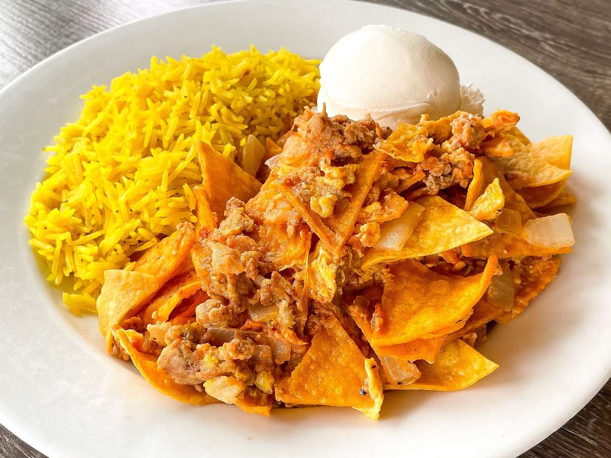 CHILAQUILES - Breakfast - Hugo's Restaurant - Californian Restaurant in CA