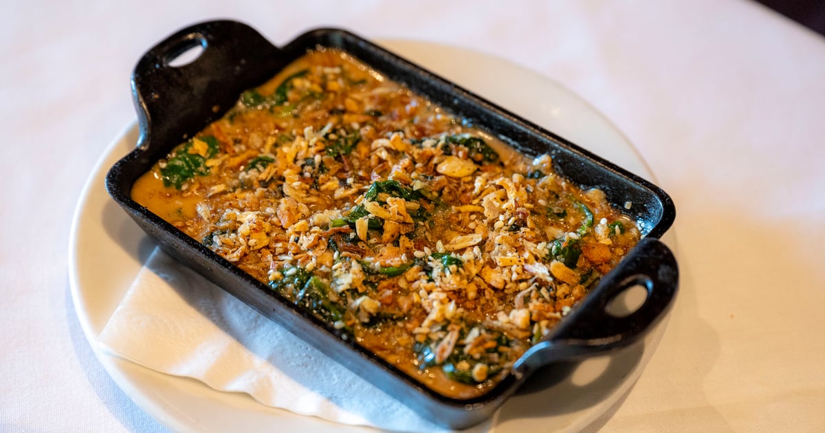 CREAMED SPINACH - All Day Menu - LB Steak - Bishop Ranch - Steak House ...