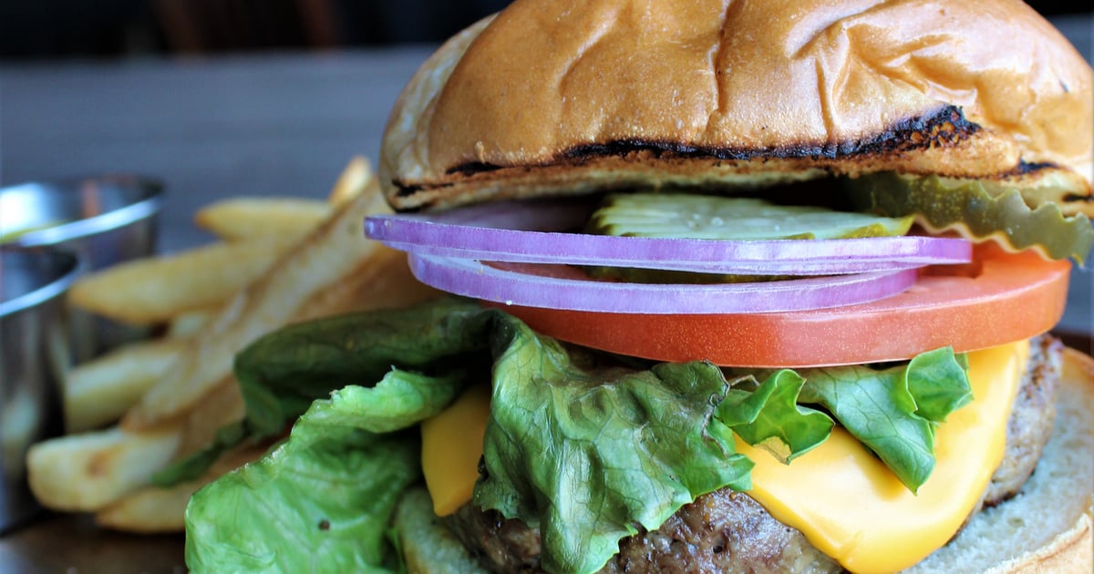 Jr. Steakhouse Cheeseburger - Hereford House - A Kansas City Tradition
