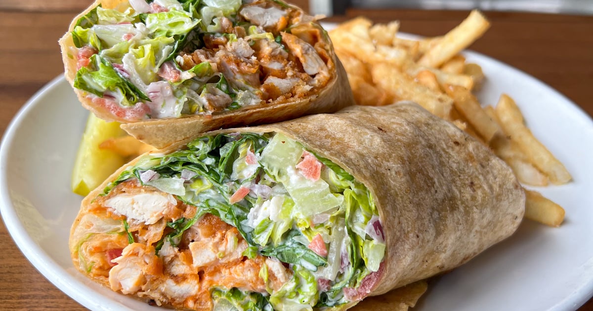 Buffalo Chicken Wrap - Welcome to Vice - Whiskey.Wine.Dine