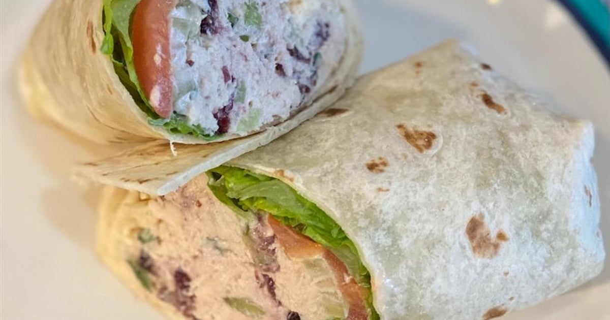 Maple Chicken Salad Wrap - Burlington Bay - American Restaurant in ...